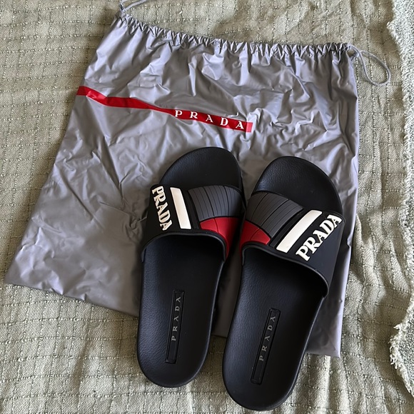 Prada | Shoes | Prada Pool Slides | Poshmark